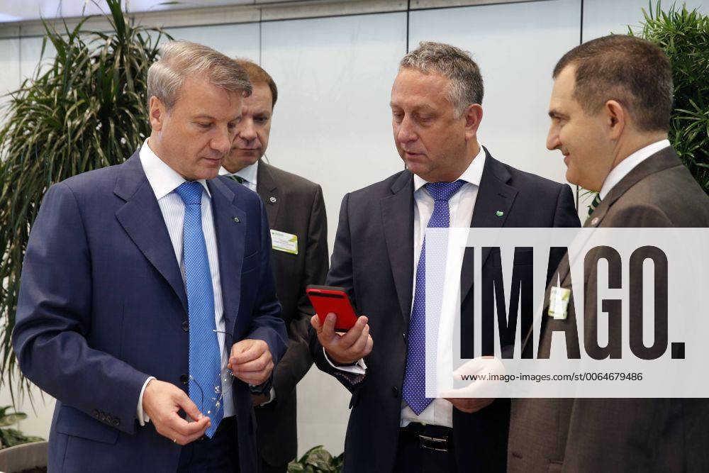 MOSCOW, RUSSIA. German Gref, CEO and chairman of the Board at Sberbank ...