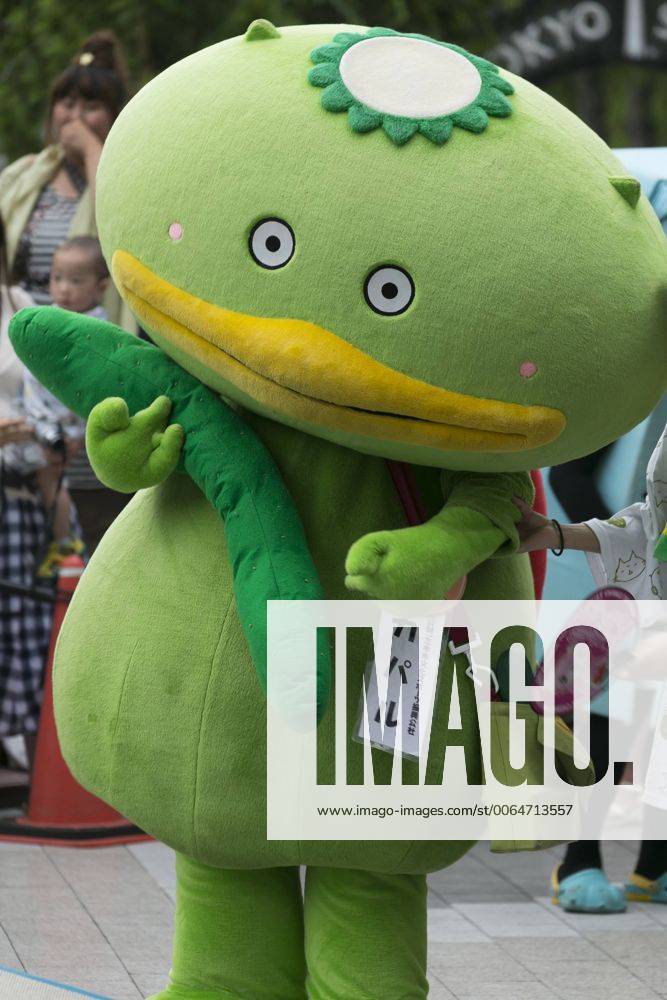 Shiki city mascot character Kapal performs during the Local Characters ...