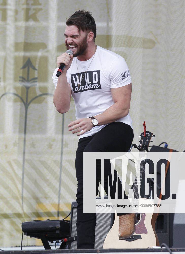 Country music artist Dylan Scott performs during the CMA Music Festival ...