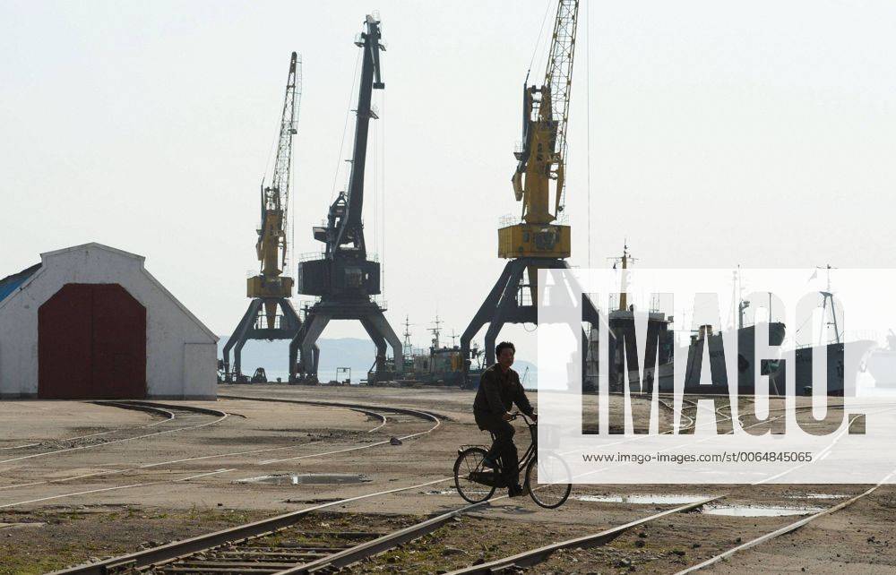 PYONGYANG, North Korea - Photo shows Rason port in the special economic ...