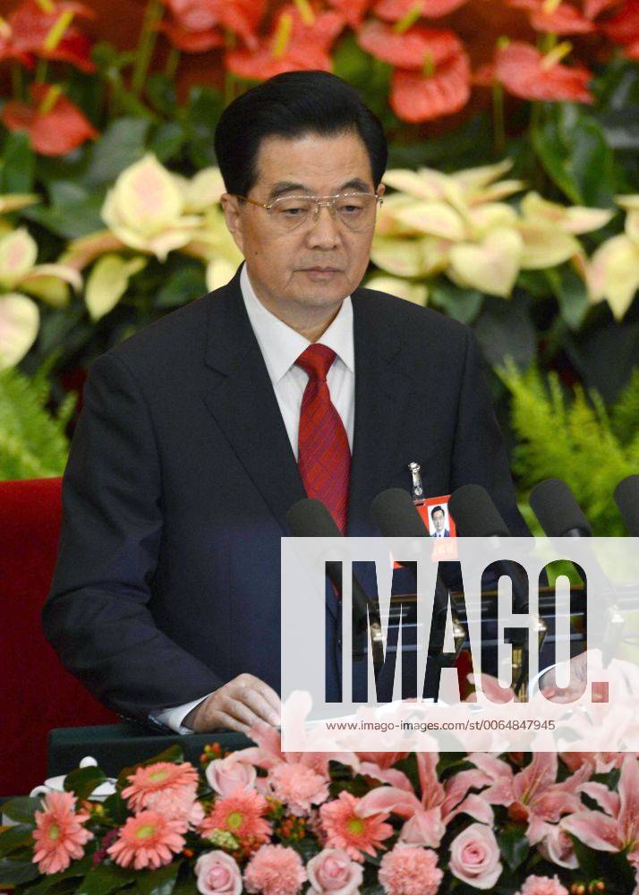 BEIJING, China - Chinese President Hu Jintao makes a keynote speech at ...