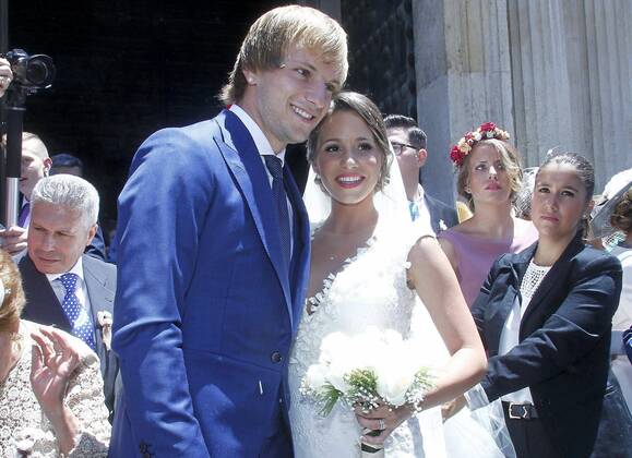 Wedding of Ivan Rakitic and Raquel Mauri in Sevilla, Spain. BARCELONA