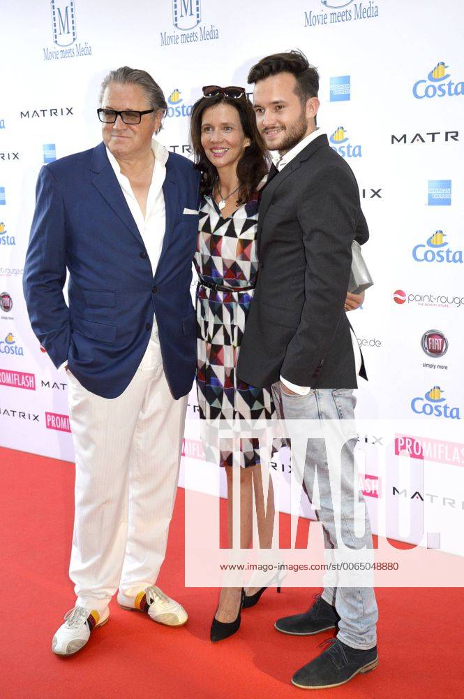 Michael Brandner mit Ehefrau Karin Brandner und Sohn Niklas Brandner ...