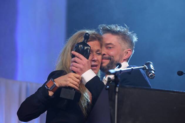 - OOSTENDE, BELGIUM: Barbara Sarafian and Yves De Moor pictured on the ...