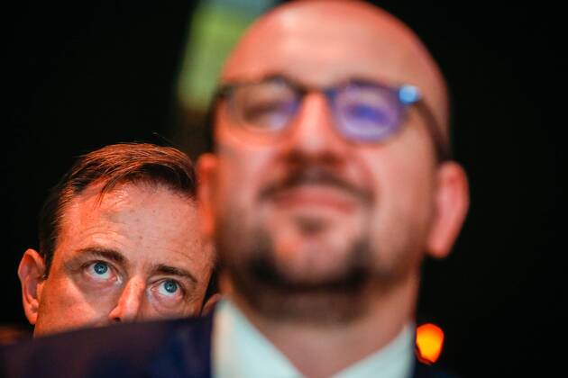 - BRUSSELS, BELGIUM: Bart De Wever and Belgian Prime Minister Charles ...
