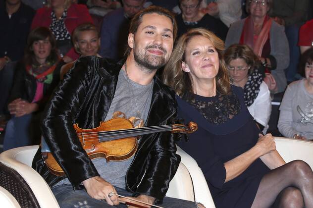 David Garrett with his mother Dove Marie Garrett at the presentation of ...