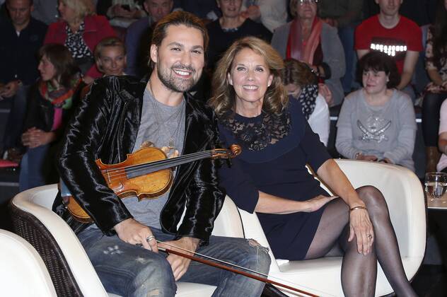 David Garrett with his mother Dove Marie Garrett at the presentation of ...