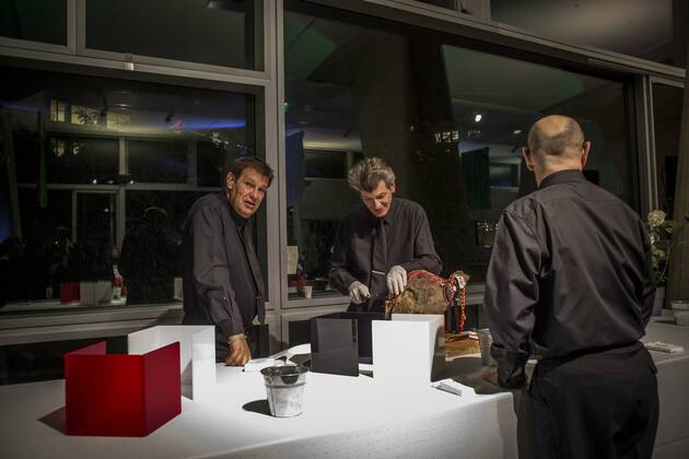 Dec. 8, 2014 - Paris, France - A night party was organised for the 70 ...