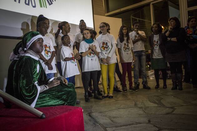 Dec. 8, 2014 - Paris, France - A night party was organised for the 70 ...