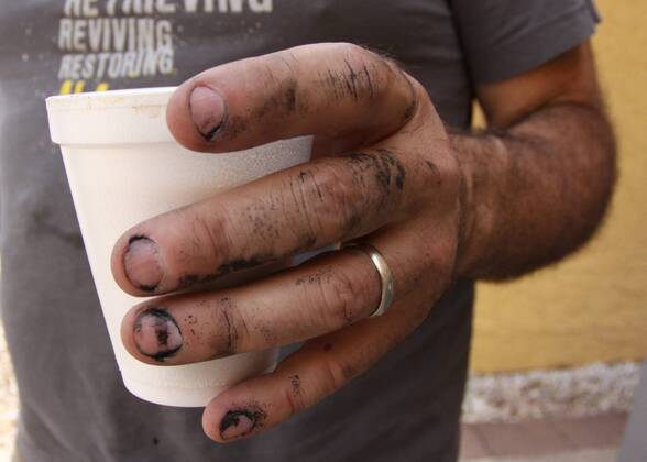 April 26, 2014. El Reno OK. Sean Casey - IMAX film-maker Storm Chaser ...