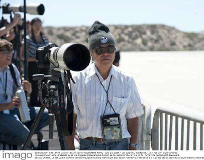 Los Angeles, California, U.S - Pulitzer prize winning photojournalist Nick Ut stands by at Los
