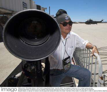 Los Angeles, California, U.S - Pulitzer prize winning photojournalist Nick Ut stands by at Los