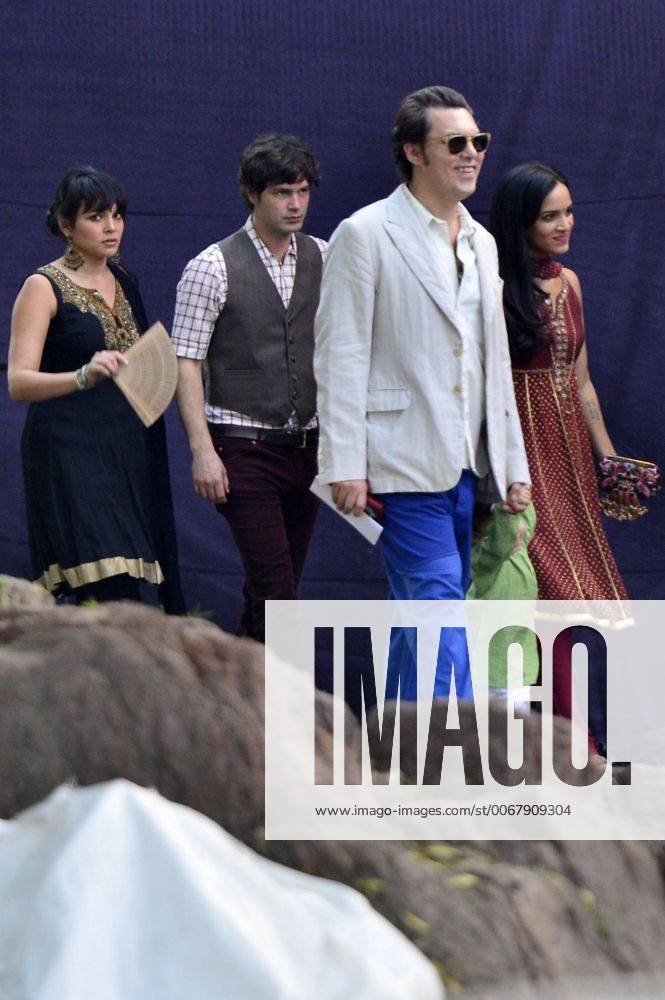 NEW DELHI, INDIA - MARCH 10: Anoushka Shankar with husband British ...