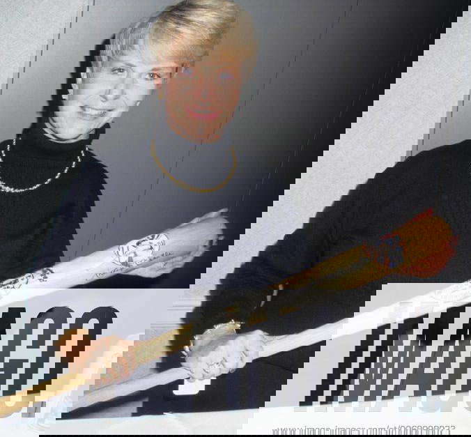 GREER JOHNSON with Mickey Mantle collection at South Gate Hotel in New ...