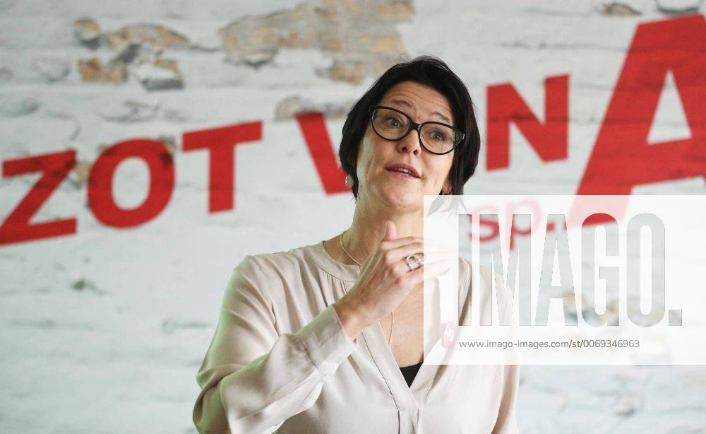 Sp.a s Kathleen Van Brempt pictured during the presentation of the new ...