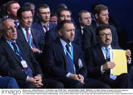 KRASNOYARSK, RUSSIA. Skoltech President Alexander Kuleshov speaks ...