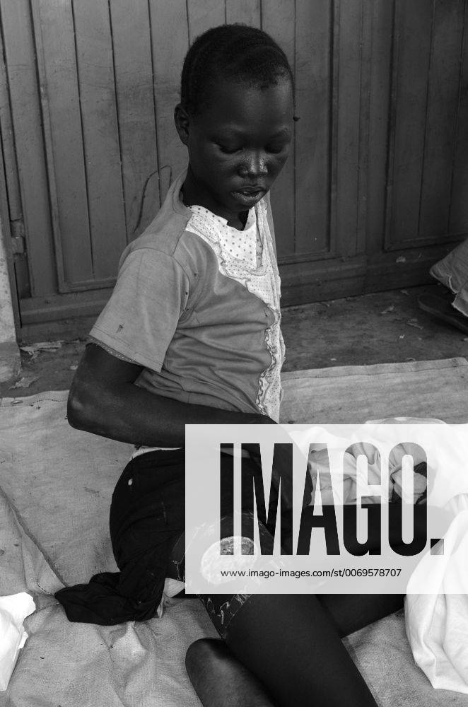 Jan. 9, 2012 - Boung, Malban County, South Sudan - A teenage girl looks ...