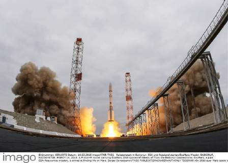 Raketenstart in Baikonur: ESA und Russland starten ExoMars-Mission ...