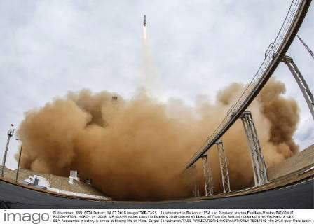 Raketenstart in Baikonur: ESA und Russland starten ExoMars-Mission ...