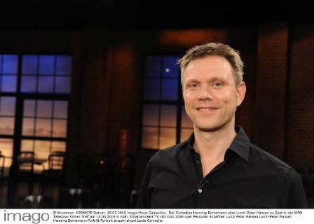 Der Comedian Henning Bornemann alias Lurch-Peter Hansen zu Gast in der ...