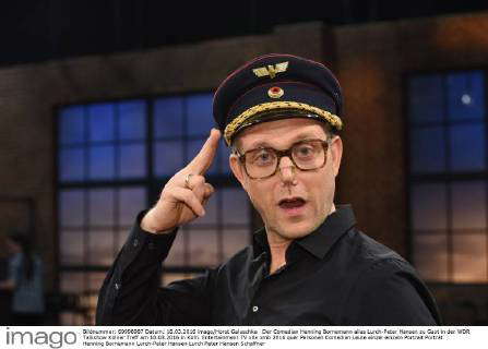 Der Comedian Henning Bornemann alias Lurch-Peter Hansen zu Gast in der ...