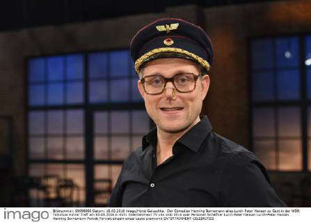 Der Comedian Henning Bornemann alias Lurch-Peter Hansen zu Gast in der ...
