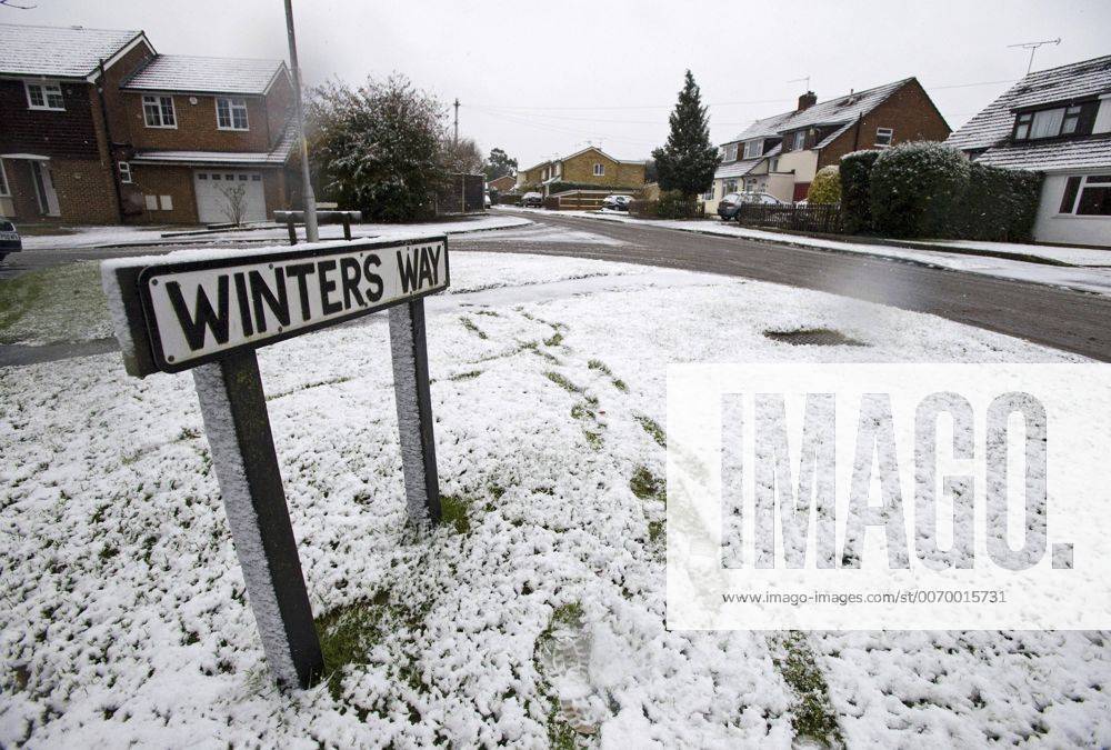Dec. 16, 2011 - London, London, UK - High Wycombe, UK. A snow covered ...