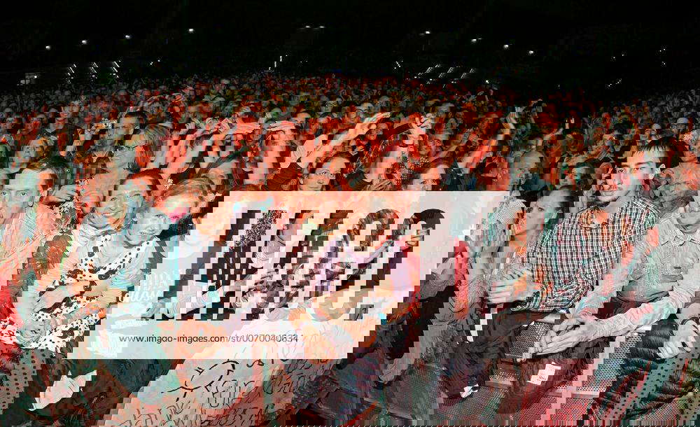 Die Prinzen - Publikum. Begeistertes Publikum der Prinzen während eines ...