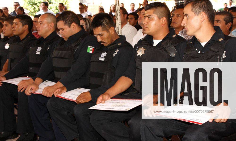 Aug. 13, 2011 - Mexico - G13081122. JPG.EL MARQUES, Qro. Education-Police Educacion-Policia