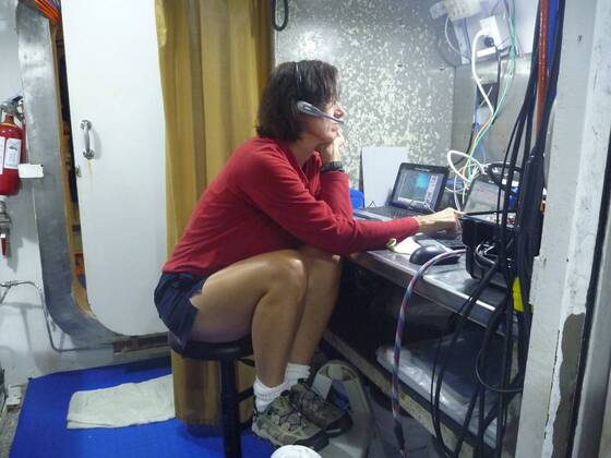 Oct. 23, 2011 - Key Largo, Florida, U.S. - NEEMO 15 Commander SHANNON ...