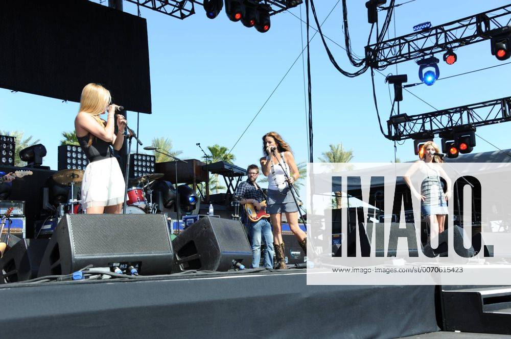 Apr. 30, 2011 - Indio, California; USA - (L-R) Singer CAROLINE CUTBIRTH ...