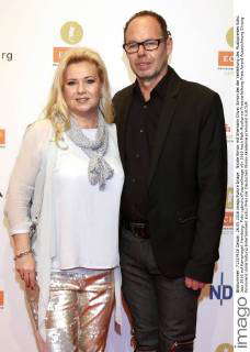 Nicole Simon mit Ehemann Oliver Simon bei der Verleihung des Musikpreises Echo Jazz 2016 auf