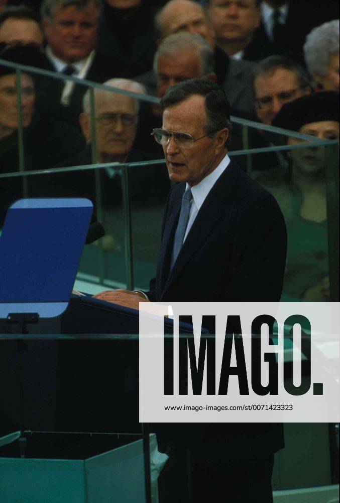 I1139JC..PRESIDENTIAL INAUGURATION 1989. JAMES COLBURN GEORGE BUSH ...