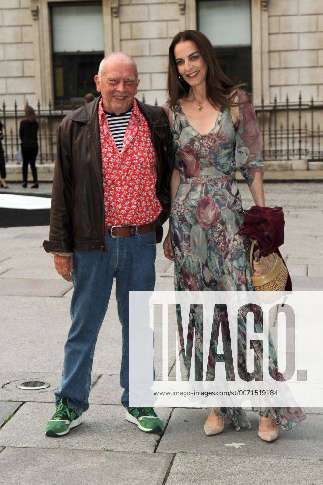 English photographer David Bailey and his wife Catherine Dyer attending ...