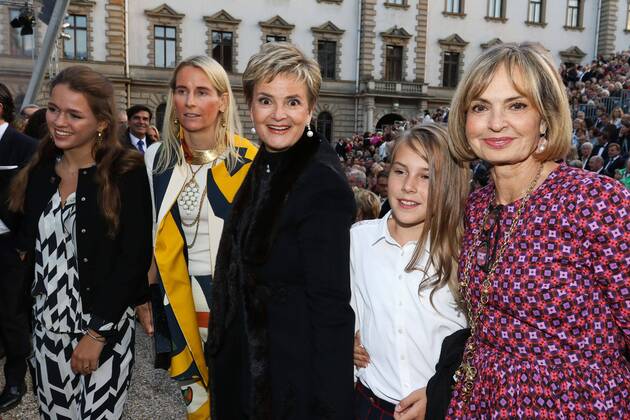 Prinzessin Elisabeth Auersperg-Breunner mit Tochter Emilia von ...