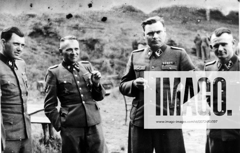 Dr Josef Mengele left, known as The Angel of Death for the medical ...