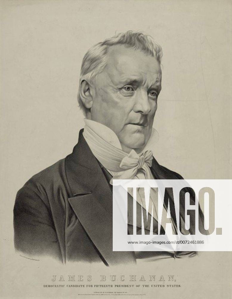 James Buchanan (1791-1868)15th President of the United States of ...