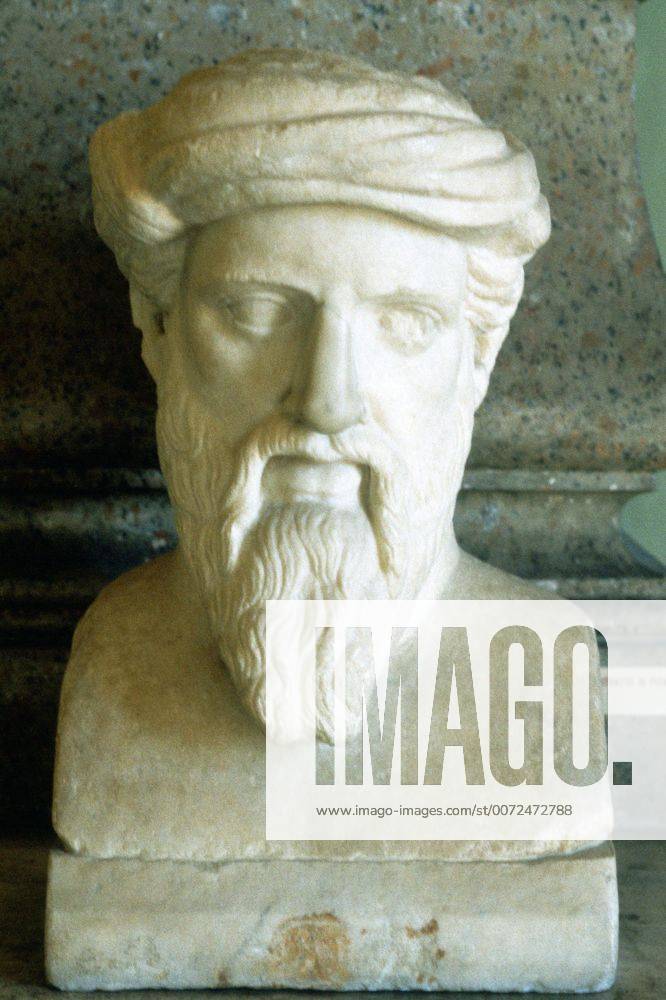 Pythagoras (6th century BC) Ancient Greek mathematician and philosopher ...