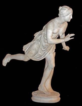 Marble Statue of Atlanta 1 Century B.C. a character in Greek mythology ...