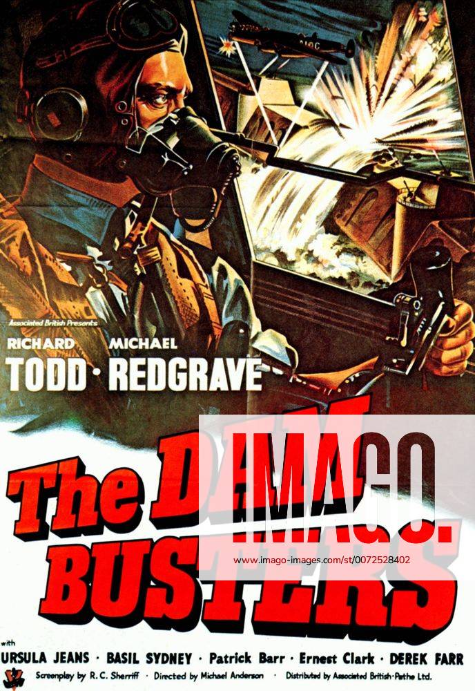 The Dam Busters a 1955 British Second World War film starring Richard ...