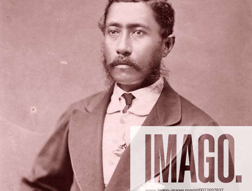 Photograph of King Lunalilo, born William Charles Lunalilo (1835-1874 ...