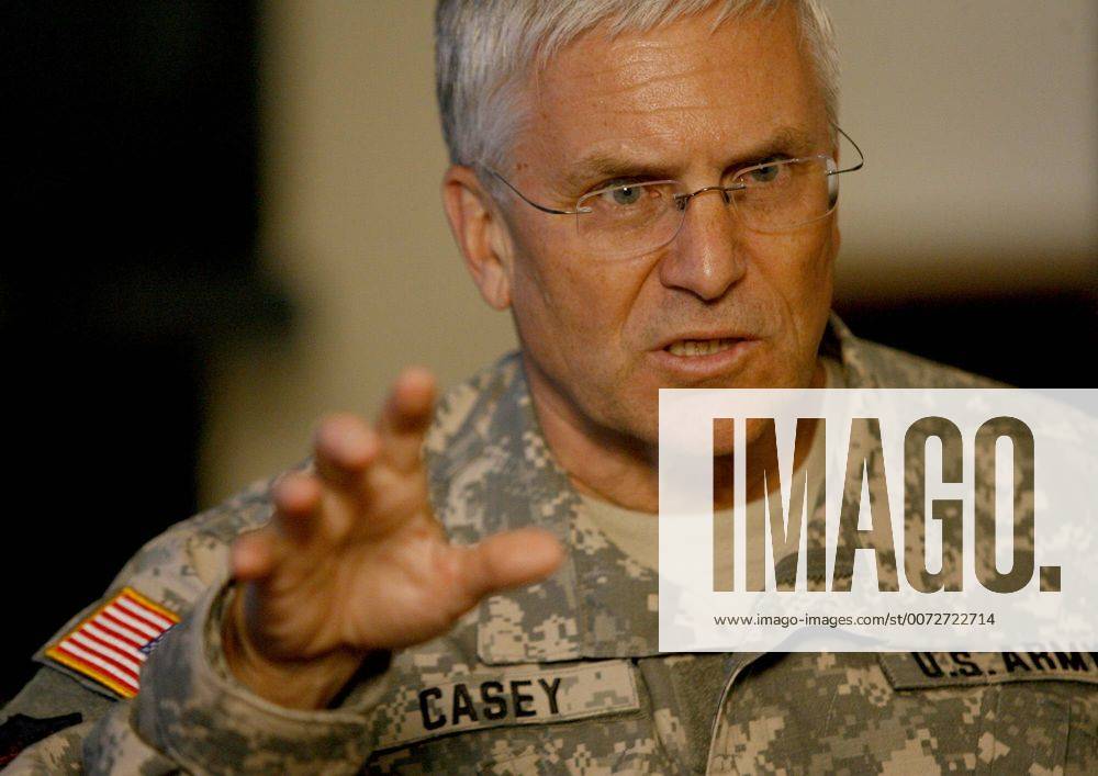General George W. Casey Jr., Army Chief of Staff, interviewed at Naval ...