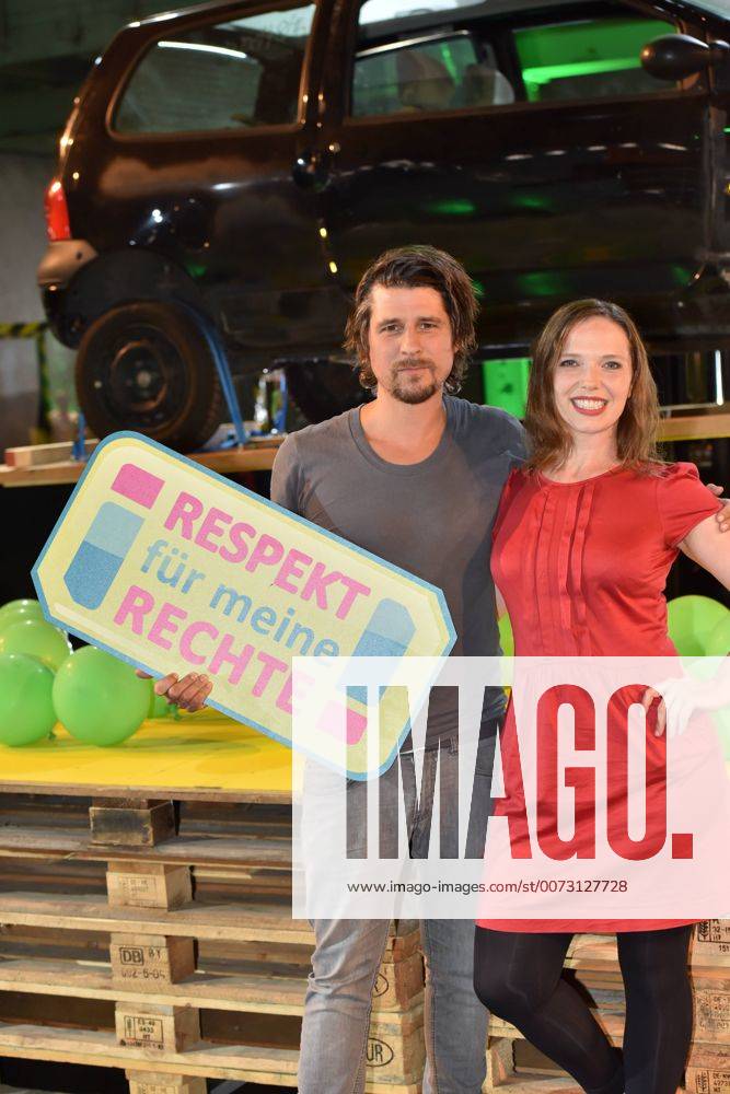 Der Moderator Tommy Scheel und die Schauspielerin und Klimaforscherin ...