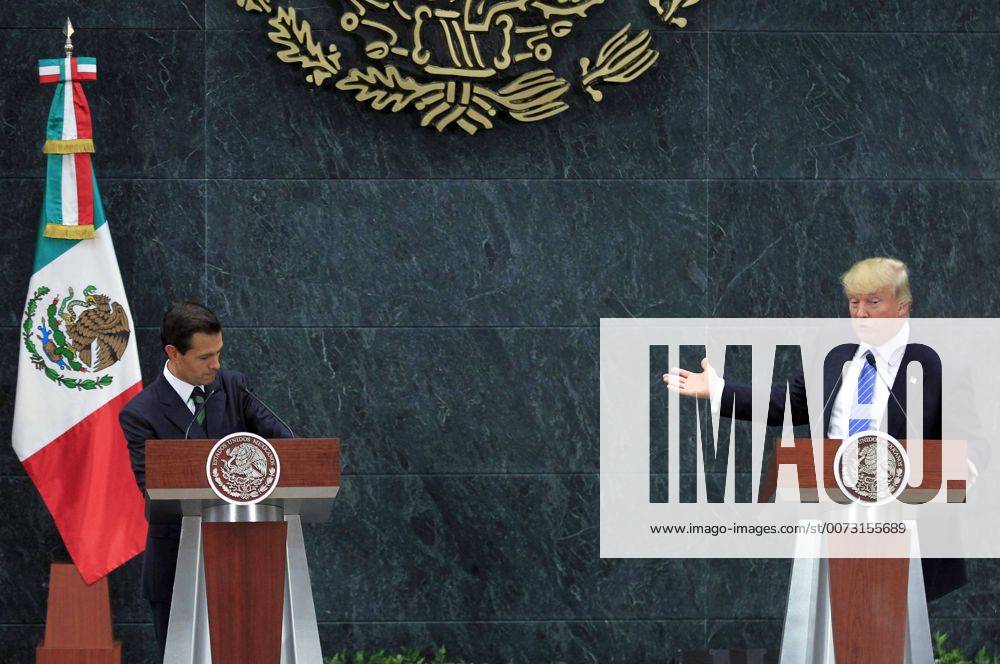 Enrique Pena Nieto empfängt Donald Trump MEXICO CITY, Aug. 31, 2016 ...