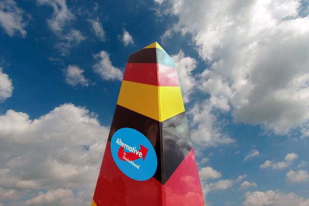 Symbolbild zum zentralen Inhalt des Programm s der Partei AfD ...