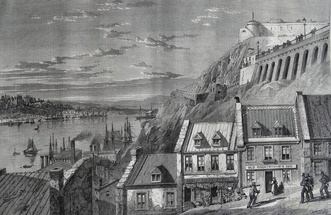 The Visit of the Prince of Wales to Canada - the Citadel of Quebec ...