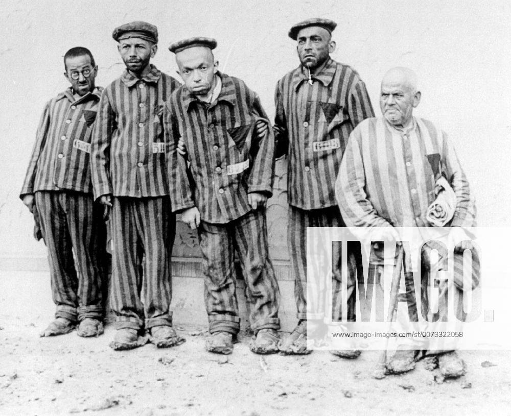 Mentally and physically handicapped Jewish prisoners, in Buchenwald ...