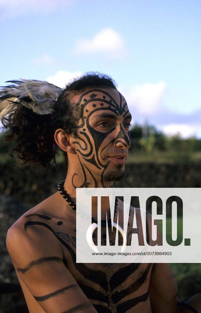 Native, Easter Island, Chile (Editorial Usage Only