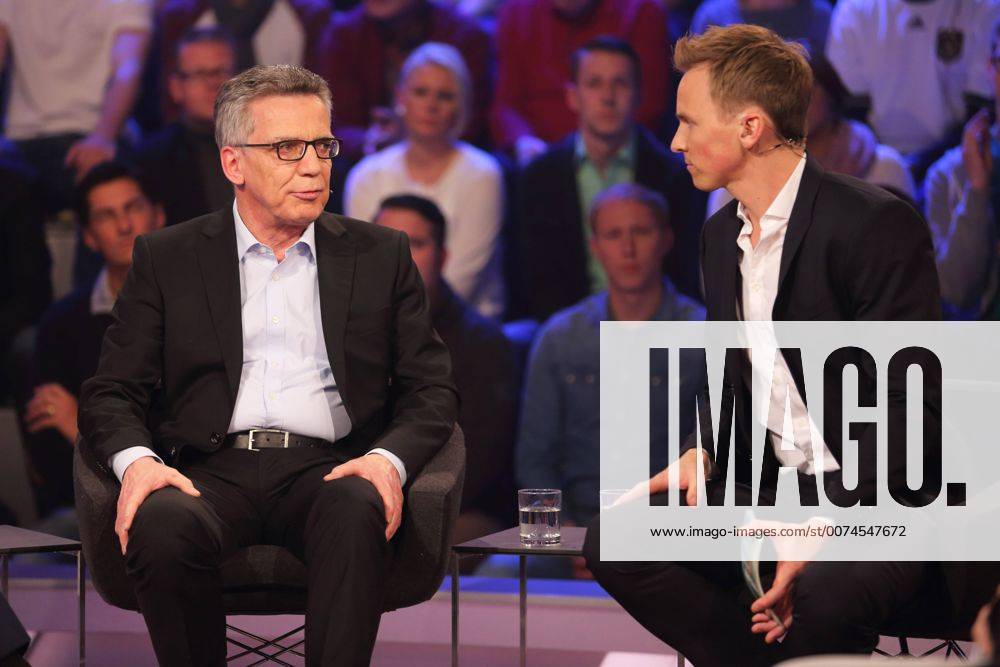 THOMAS DE MAIZIERE, JOCHEN BREYER DAS AKTUELLE SPORTSTUDIO ZDF MAINZ