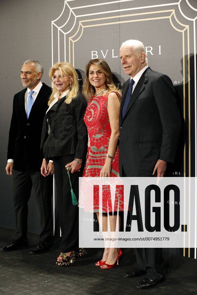 Thyssen Baroness Carmen Cervera Italian businessman Paolo Bulgari and ...